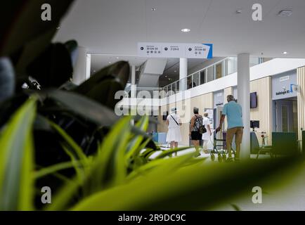 ELST - Interior of the Rijnstate hospital in Elst. The hospital is CO2 ...