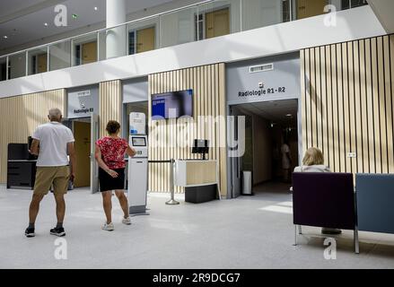 ELST - Interior of the Rijnstate hospital in Elst. The hospital is CO2 ...