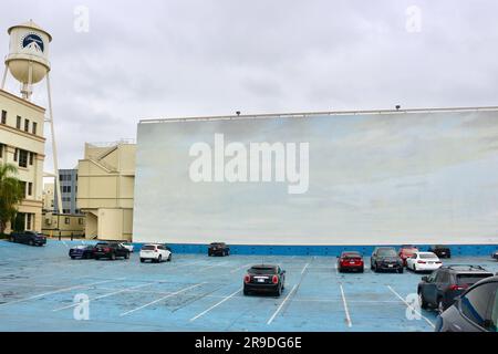 Paramount Water Tower Stock Photo - Alamy