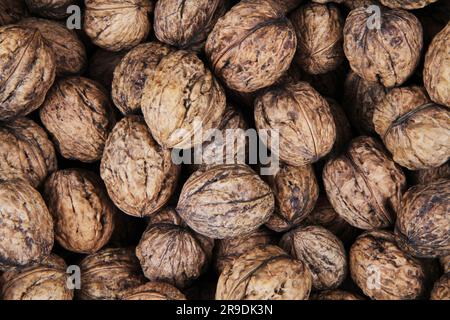 fresh wallnuts texture as very nice natural food background Stock Photo ...