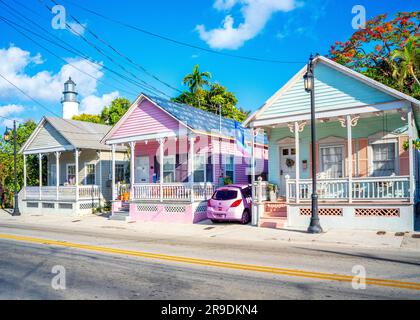 Tropical Architecture Key West, Florida, USA Stock Photo - Alamy