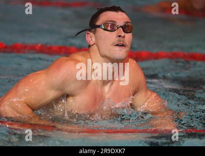 Maxime Grousset of Clichy Men Final 100m freestyle during the French ...
