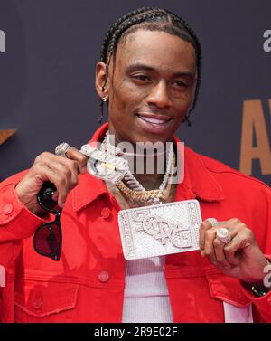 Soulja Boy arrives at the BET Awards on Sunday, June 25, 2023, at the ...
