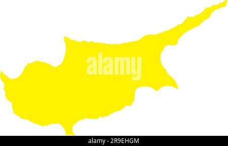 BLACK CMYK color map of CYPRUS Stock Vector Image & Art - Alamy