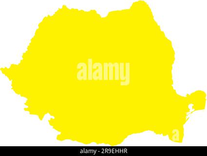 BLACK CMYK color map of ROMANIA Stock Vector Image & Art - Alamy