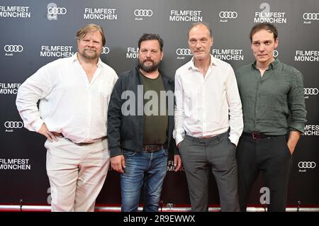 26 June 2023, Bavaria, Munich: Actresses Stella Goritzki (l-r), Beatrix ...