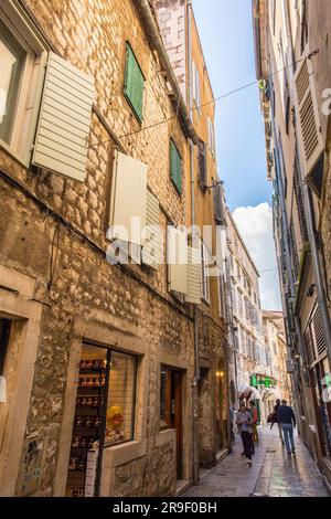 Split, Croatia - May 12th 2023. The historic Trg Republike - Republic ...