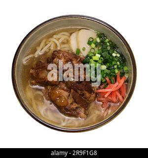 cartilage soki soba noodles, an Okinawan Specialty in Japan Stock Photo ...