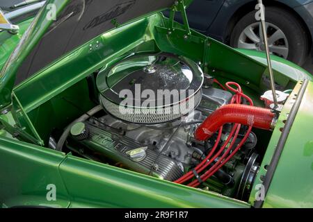 Morris 8 engine bay Stock Photo - Alamy