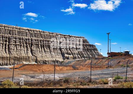 The tailings dump of the Central Norseman Gold Mine in Norseman ...