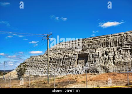 The tailings dump of the Central Norseman Gold Mine in Norseman ...