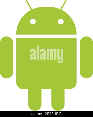 mobile operating system OS cell phone flat illustration Stock Vector ...