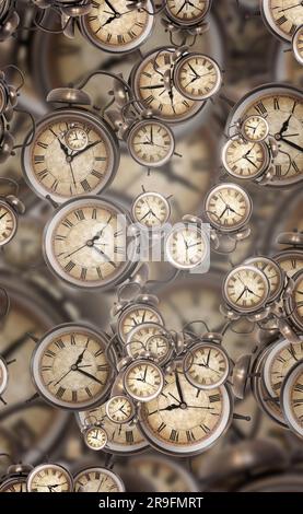 Large set of vintage clock faces. Texture of time, Elegant collection ...