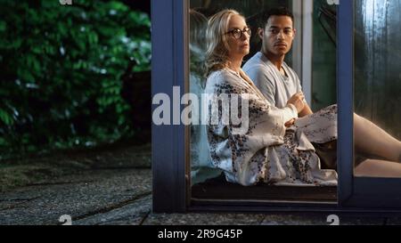 THE LESSON, from left: Julie Delpy, Daryl McCormack, 2023. © Bleecker ...