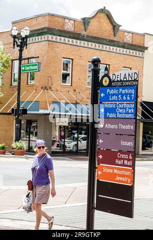 DeLand Florida,small town main street city historic downtown shopping ...