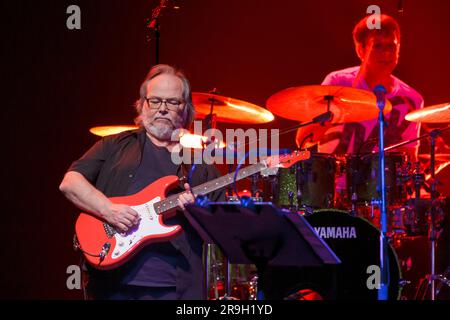 Walter Becker of Jazz Rock Icons Steely Dan performs live in concert ...