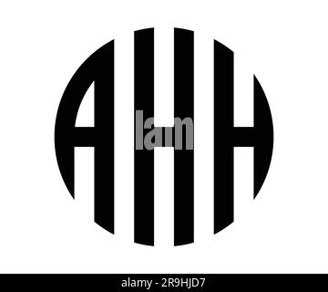 AHH letter logo design for technology company. AHH logo design black ...