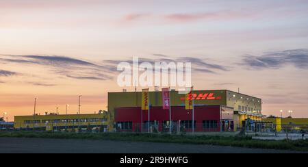 DHL Parcel logistics centers Stock Photo - Alamy