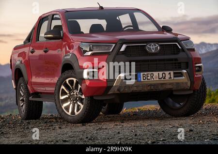 Toyota Hilux - the legendary and reliable 4-wheel drive pickup truck Stock Photo - Alamy