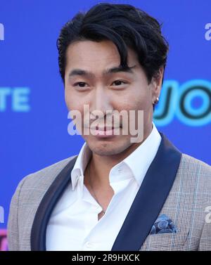 Chris Pang arrives at the Los Angeles premiere of "Joy Ride," Monday ...