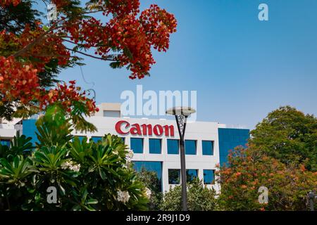 Dubai, UAE- 25062023: Canon office building exterior Stock Photo - Alamy