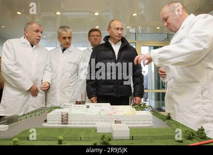YEVGENY PRIGOZHIN Russian oligarch and later Wagner group founder ...