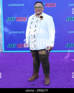 Rayniel Deguzman arrives at the Lionsgate's JOY RIDE Los Angeles ...
