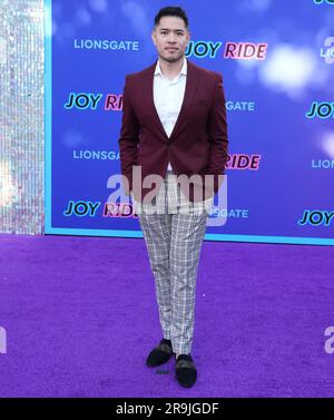 Cameron Lee arrives at the Lionsgate's JOY RIDE Los Angeles Premiere ...