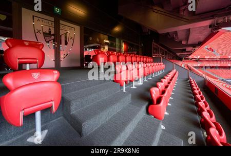 VIP tribune at San Mames arena - the official home ground of FC ...