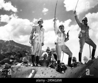 SAM JAFFE CARY GRANT VICTOR McLAGLEN DOUGLAS FAIRBANKS Jr in GUNGA DIN ...