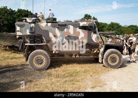 Foxhound Force Protection vehicle (Ocelot), a British Army armoured ...