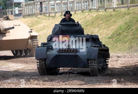 This Panzer I Ausf.A is a full scale, working authentic reproduction of ...