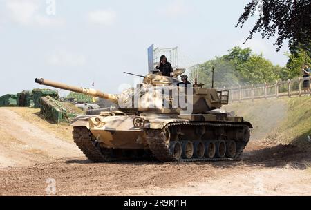 M60 American second-generation main battle tank (MBT), standardized as ...
