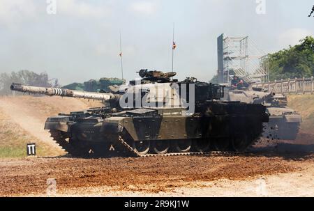 Chieftain Mark 11 main battle tank of the United Kingdom during the ...