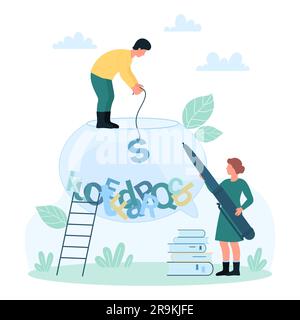 Difficulty in learning, dyslexia and dysgraphia disorder set vector ...