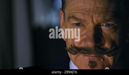 A HAUNTING IN VENICE, Kenneth Branagh as Hercule Poirot, 2023. © Walt ...
