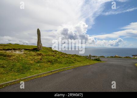 Corrymore Village, Achill Island, County Mayo, Ireland Stock Photo - Alamy