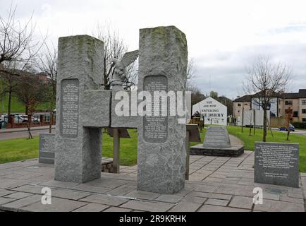 The Hunger Strike Monument in Derry Stock Photo - Alamy