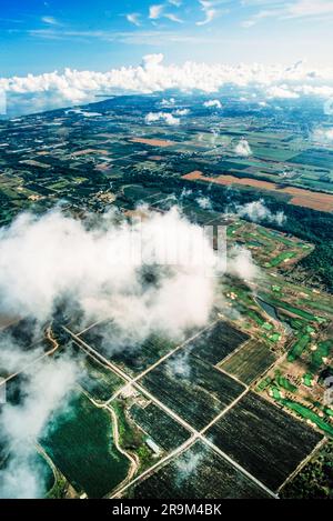 Aerial image of farms Niagara Peninsula, Ontario, Canada Stock Photo ...