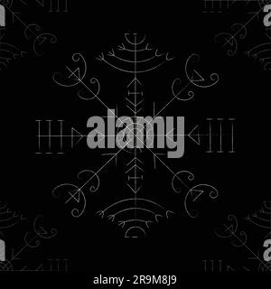 Veldismagn Icelandic rune protection symbol Stock Vector Image & Art ...