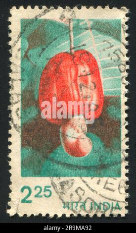 INDIA - CIRCA 1953: stamp printed by India, shows Fruits and Plants ...