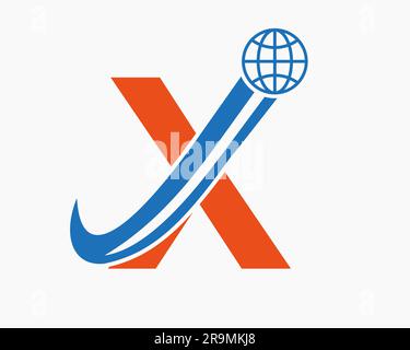 Letter 1 Global Logo Design. World Logotype Symbol Vector Template ...