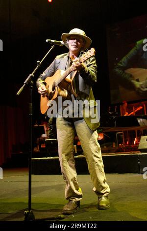 Shane Howard performs as part of the multi-media Murundak concert ...