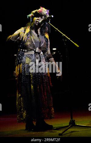 Australian Aboriginal artist Ruby Hunter performs as part of the multi ...
