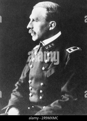 General Leonard Wood, an American military officer, and Alvan T. Fuller ...