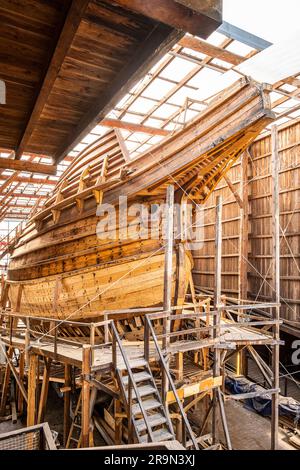Albaola. Historic Whaling Boat reconstruction in the Basque port of ...
