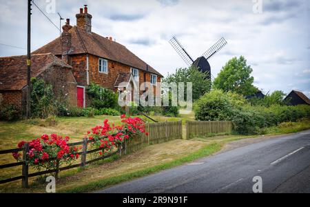 Rolvenden Mill Benenden Kent Stock Photo - Alamy