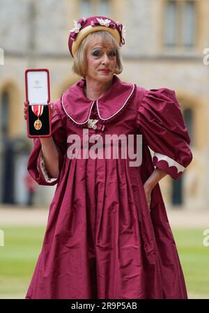 Sir Grayson Perry, artist, writer and Broadcaster after being made a ...
