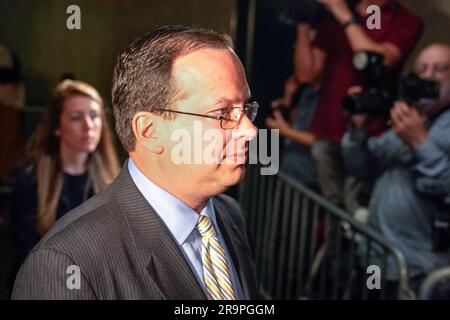 Assistant District Attorney Joshua Steinglass arrives to the courtroom ...