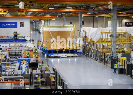 . On May 24, 2022, the core stage production team moved the Space ...